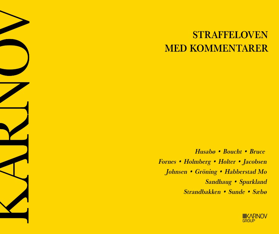 Lov om straff (straffeloven)